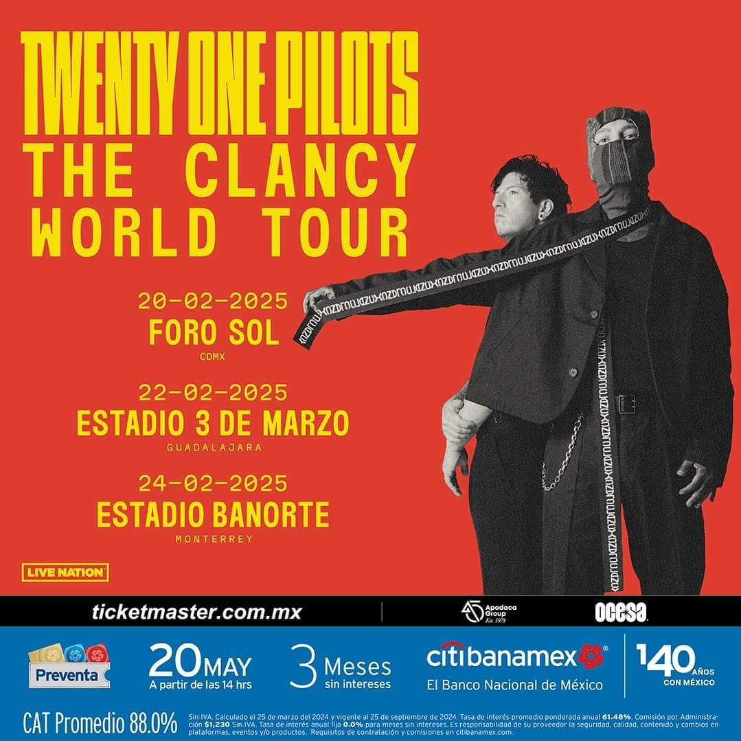 Twenty One Pilots Tournée 2025 – NRRBG